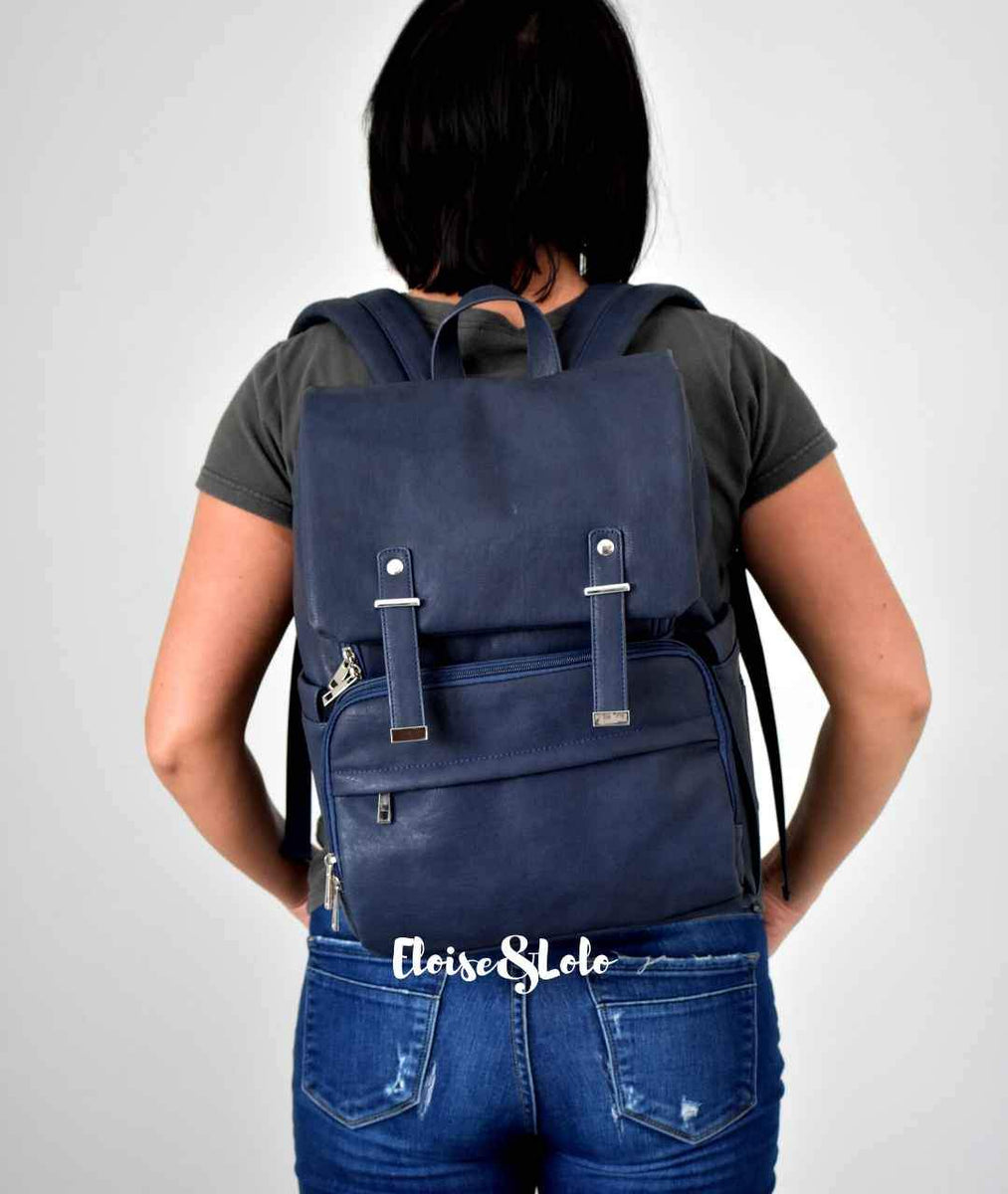 The Fiona Diaper Bag Backpack - Vegan Leather – Eloise & Lolo